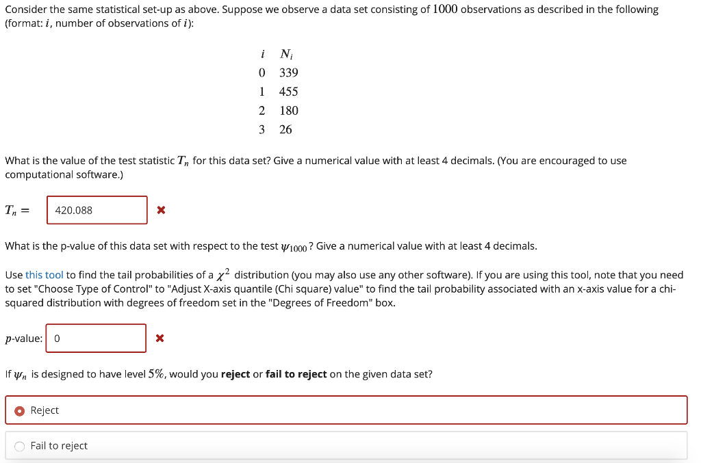 Solved Consider the same statistical set-up as above. | Chegg.com