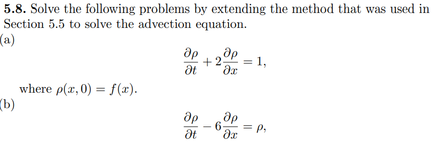 Solved 5.8. Solve the following problems by extending the | Chegg.com