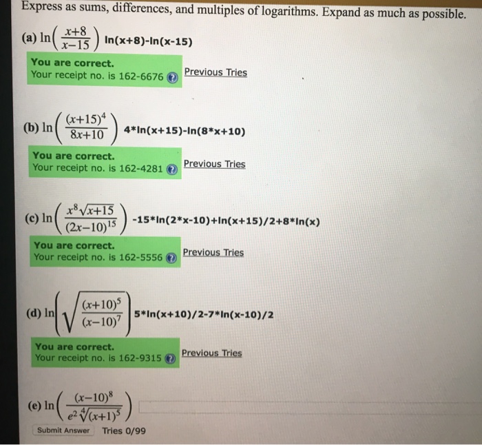 Solved Express as sums, differences, and multiples of | Chegg.com