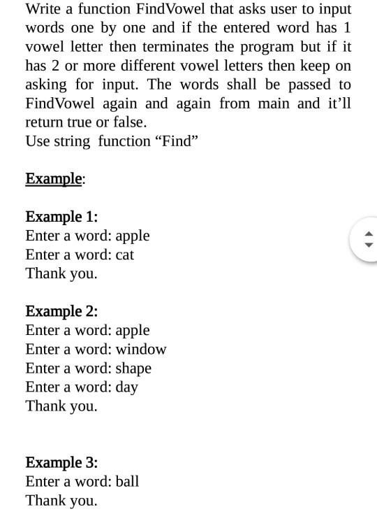 Solved Requirement: write c++ program using function the | Chegg.com