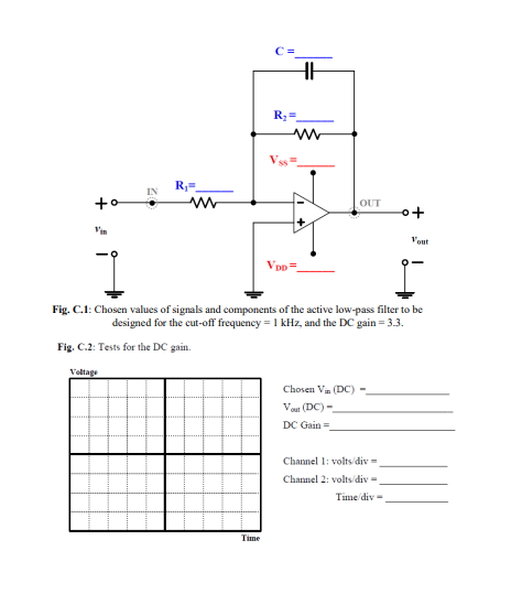 Solved B: Passive RC High-pass Filter: Fig. 2 The passive | Chegg.com
