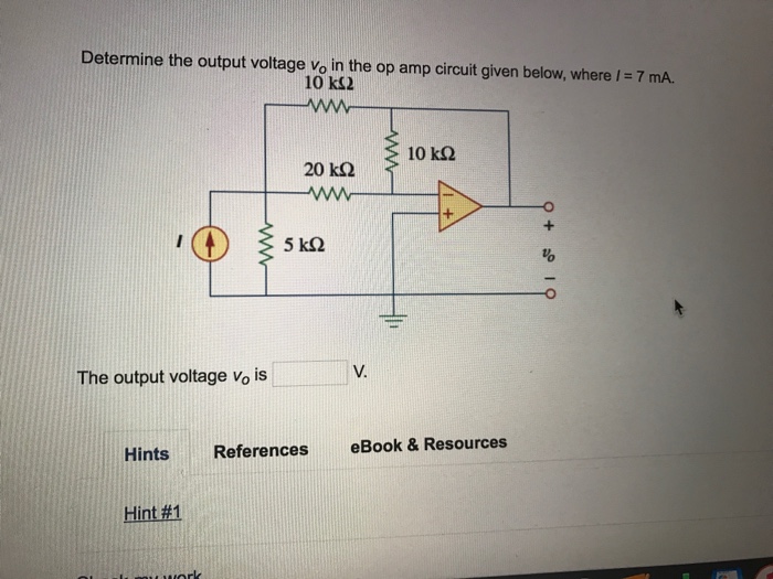 Solved Determine the output voltage vo in the op amp circuit | Chegg.com Solved Determine the output voltage vo in the op amp circuit | Chegg.com