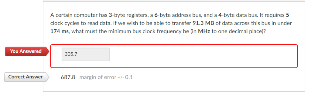 Solved A certain computer has 3-byte registers, a 6-byte | Chegg.com
