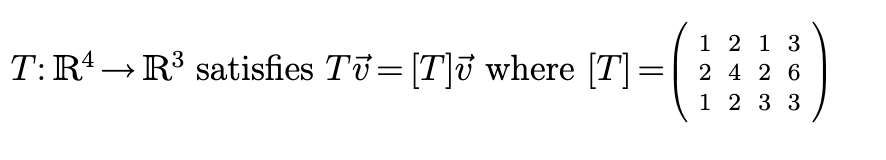 Solved FInd the matrix representation of a linear | Chegg.com