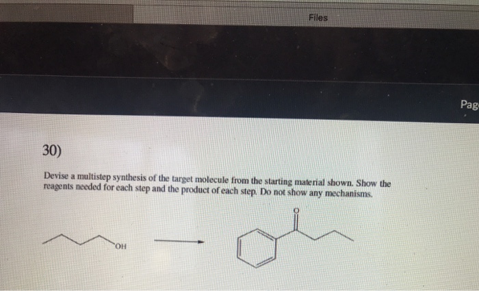 Solved Devise a multistep synthesis of the target molecule | Chegg.com