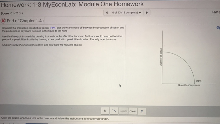 Solved Homework: 1-3 MyEconLab: Module One Homework Score: 0 | Chegg.com