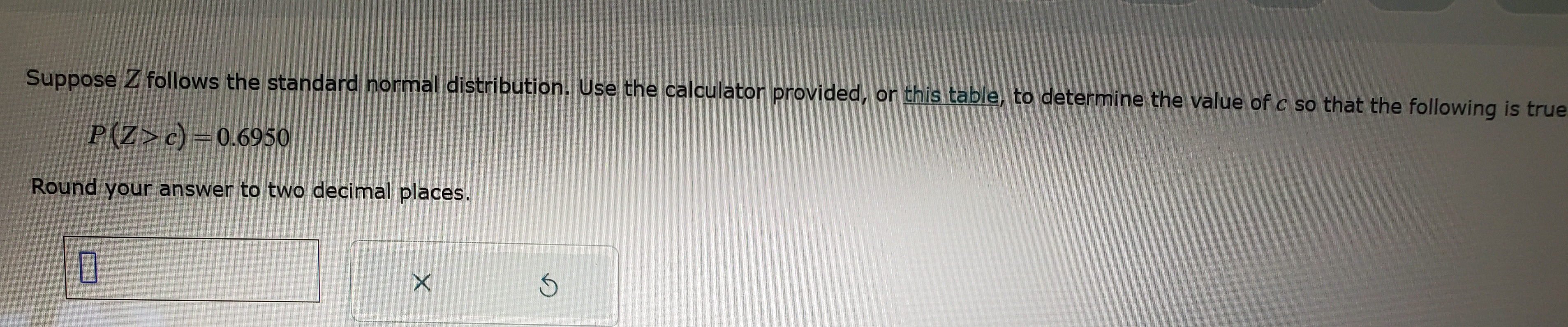 Solved Suppose Z ﻿follows the standard normal distribution. | Chegg.com