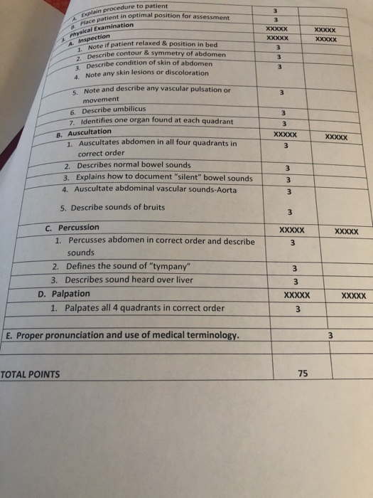 Solved procedure to patient procedure t Esplamatient in | Chegg.com
