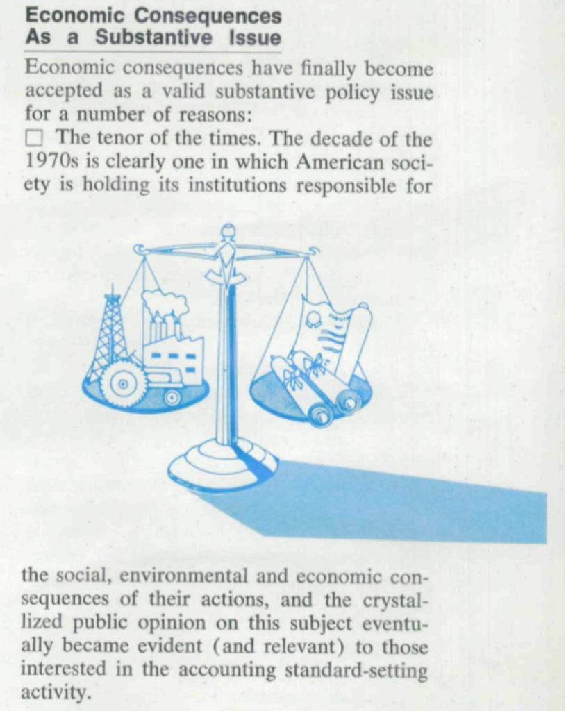 Economic Consequences As a Substantive Issue Economic | Chegg.com