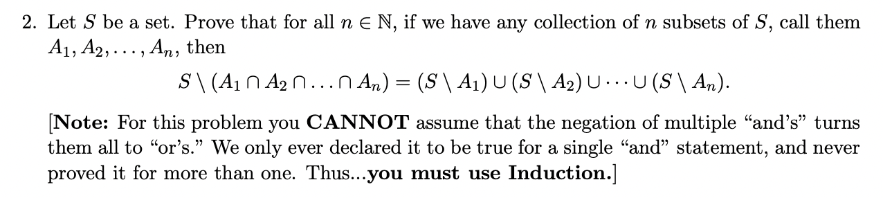 Solved Is there a way to prove this without the distributive | Chegg.com