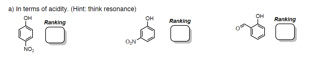 Solved Rank them with 1 being the most and 3 being the least | Chegg.com