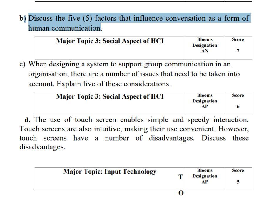 Solved ) Discuss the five (5) factors that influence | Chegg.com