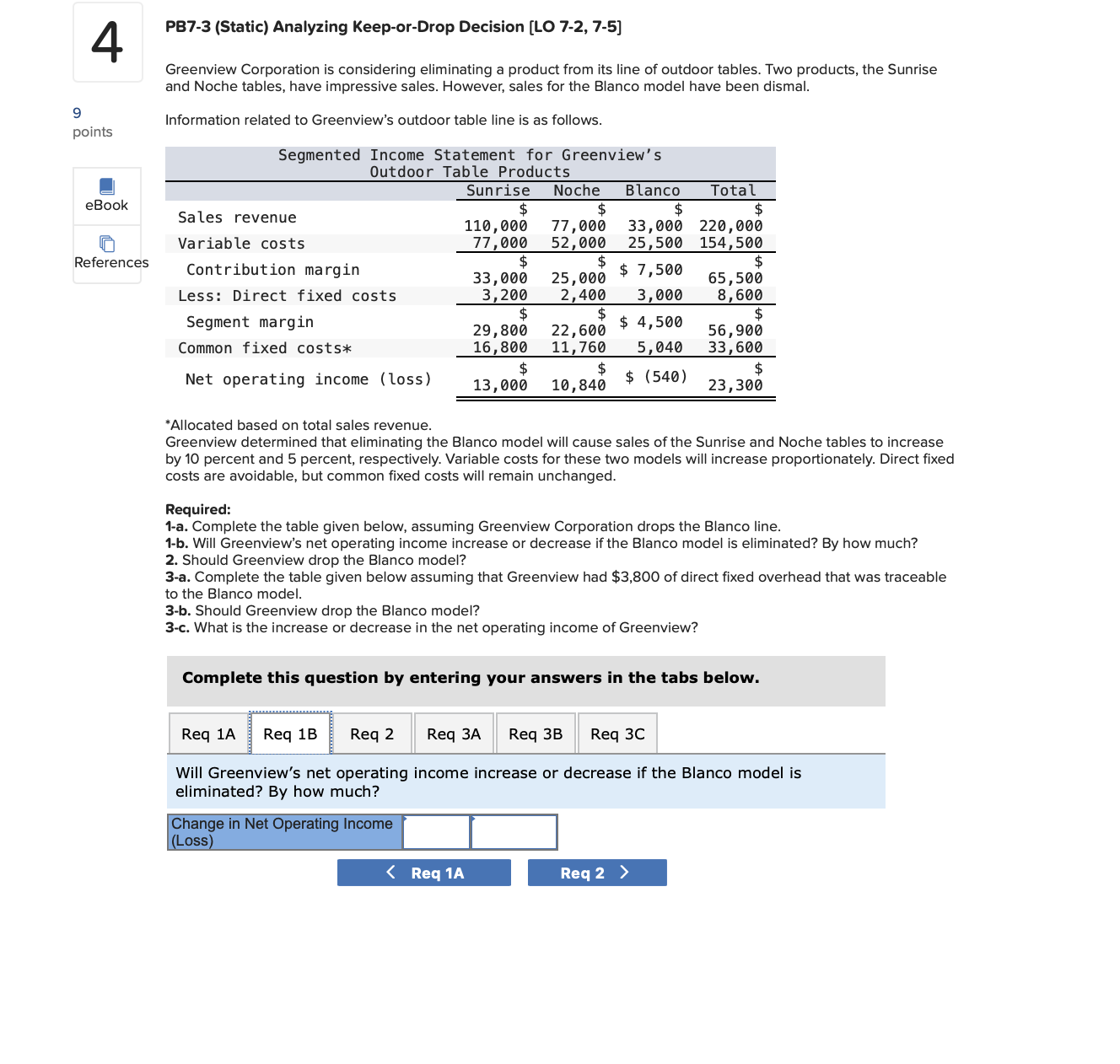 Solved PB7-3 (Static) Analyzing Keep-or-Drop Decision [LO | Chegg.com