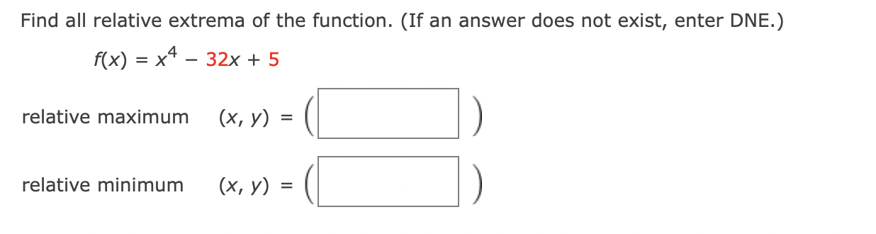 Solved Find all relative extrema of the function. (If an | Chegg.com