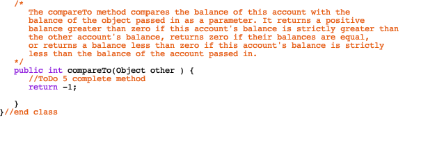 Solved public class CheckingAccount? private String acctID; | Chegg.com