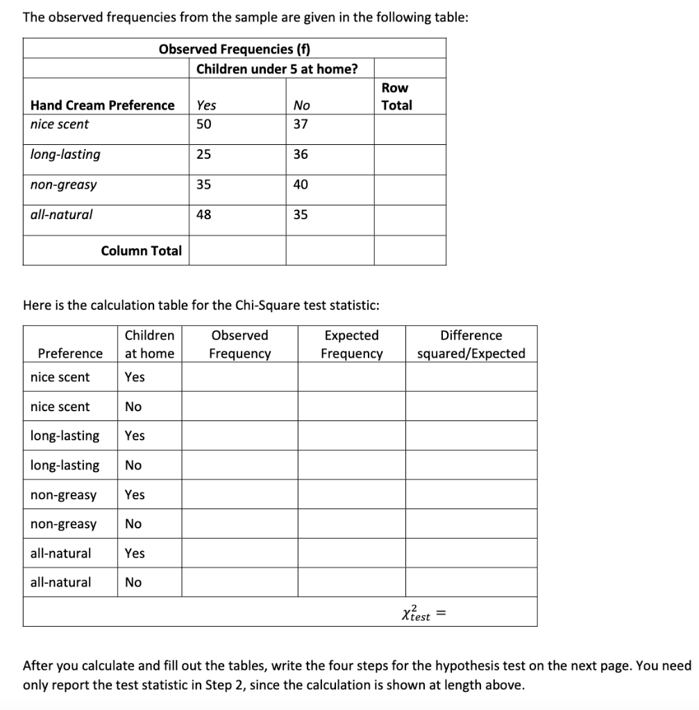 Solved For each problem, show at minimum: 1) The null and | Chegg.com
