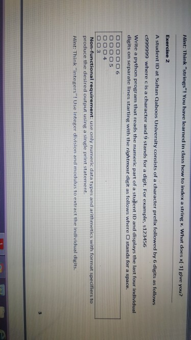 Solved Hint: Think "strings"! You have learned in class how | Chegg.com