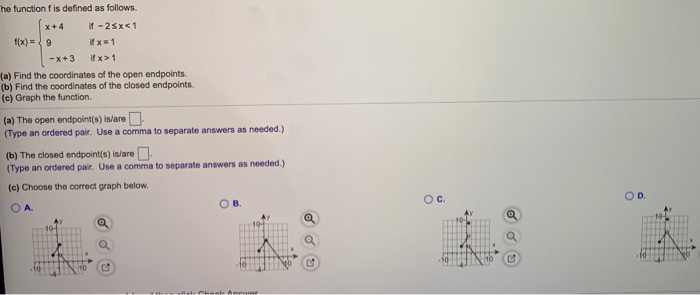 Solved he function f is defined as follows. if 2sx