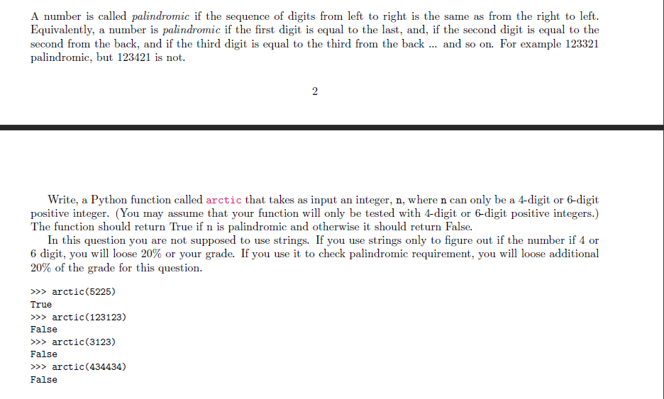 Solved A number is called palindromic if the sequence of | Chegg.com