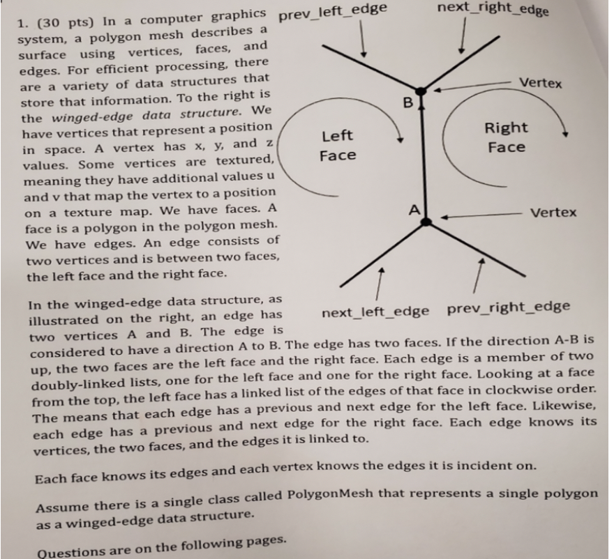 next_right_edge 1. (30 pts) In a computer graphics | Chegg.com