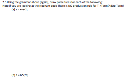 Solved Given the following grammar G(integer) >0 19 2.1 | Chegg.com