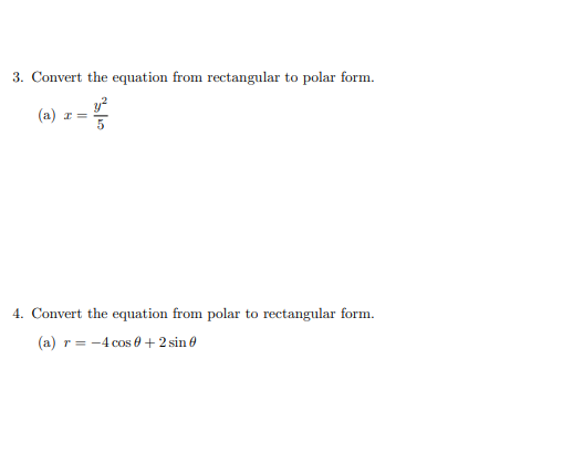 1. Convert the given coordinates into rectangular | Chegg.com