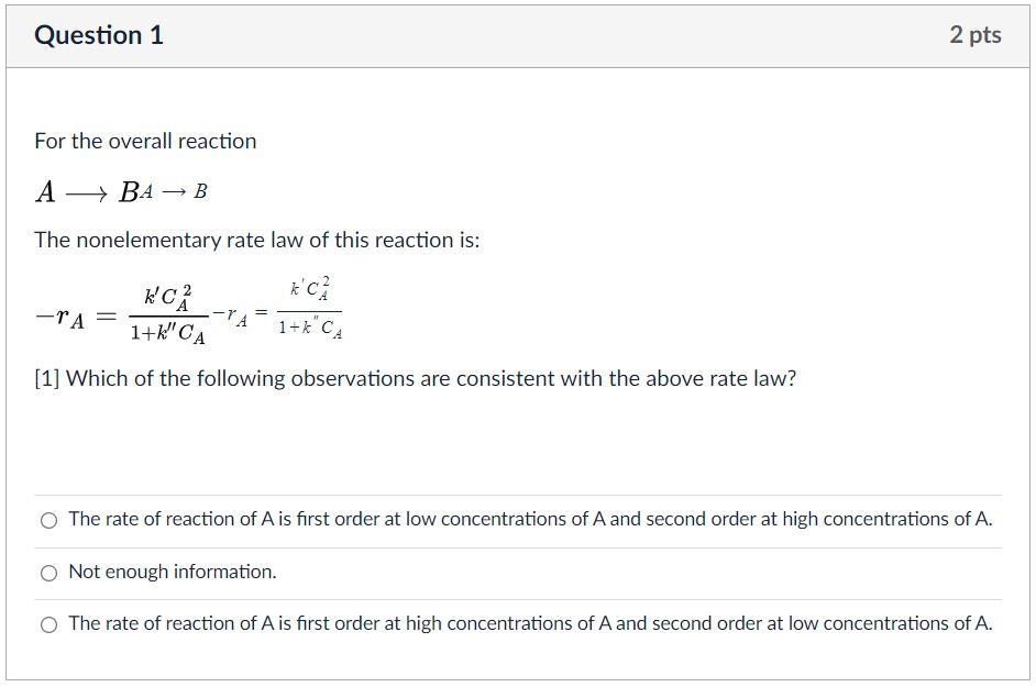 Solved Chemical Engineering Problem! (Chemical | Chegg.com