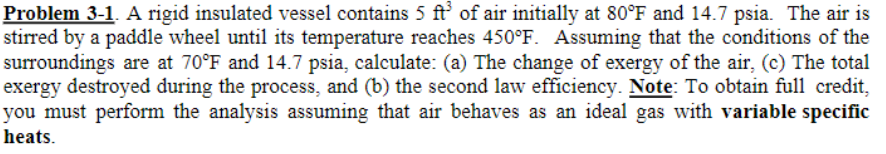 Solved THE PROBLEM MUST BE DONE WITH VARIABLE-SPECIFIC | Chegg.com