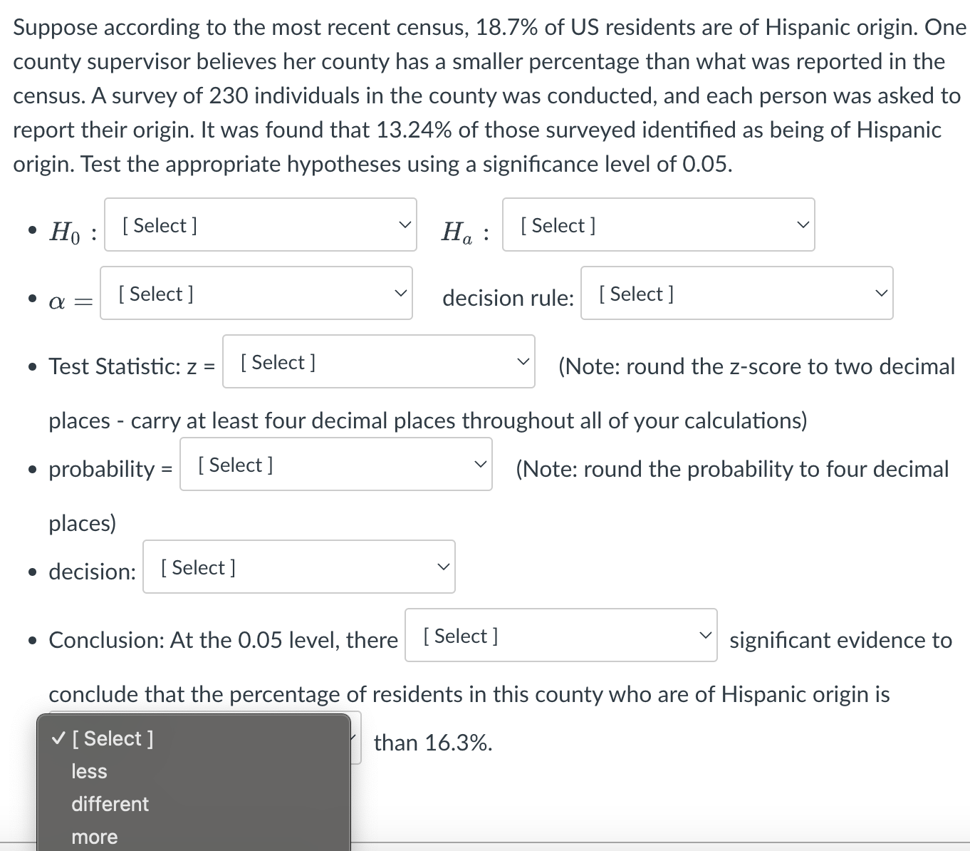 Solved Suppose according to the most recent census, 18.7% of | Chegg.com