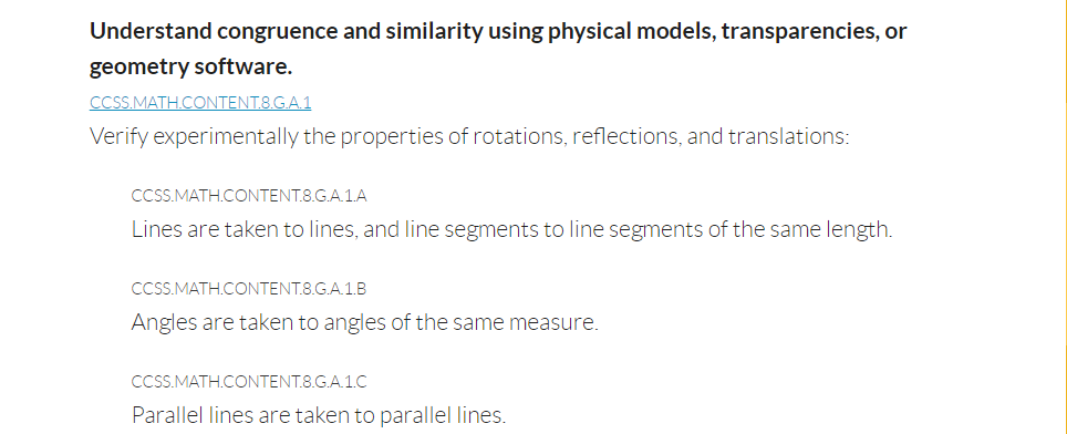 Understand congruence and similarity using physical | Chegg.com