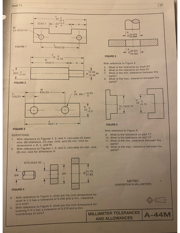 Solved With reference to Figure 5: 5. What is the tolerance | Chegg.com