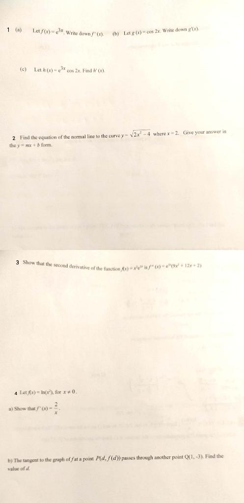 Solved Answer all the questions in the picture with CLEAR | Chegg.com