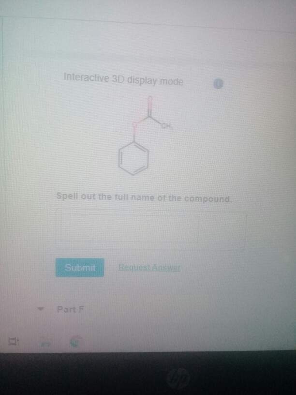 Solved Interactive 3D display mode Spell out the full name | Chegg.com