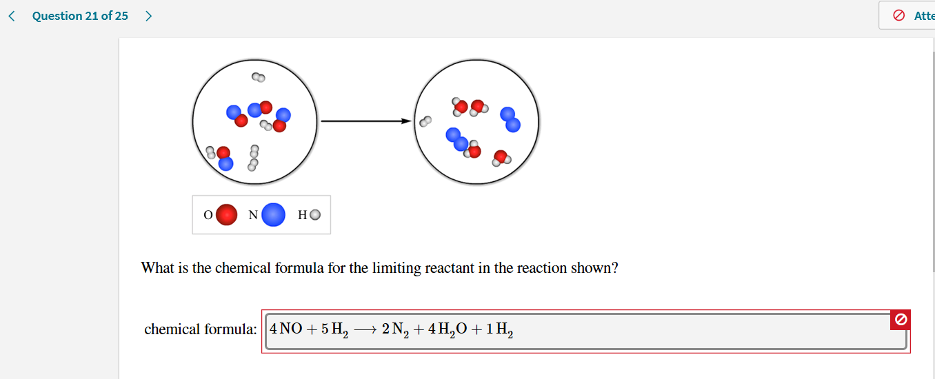 Solved What is the chemical formula for the limiting | Chegg.com