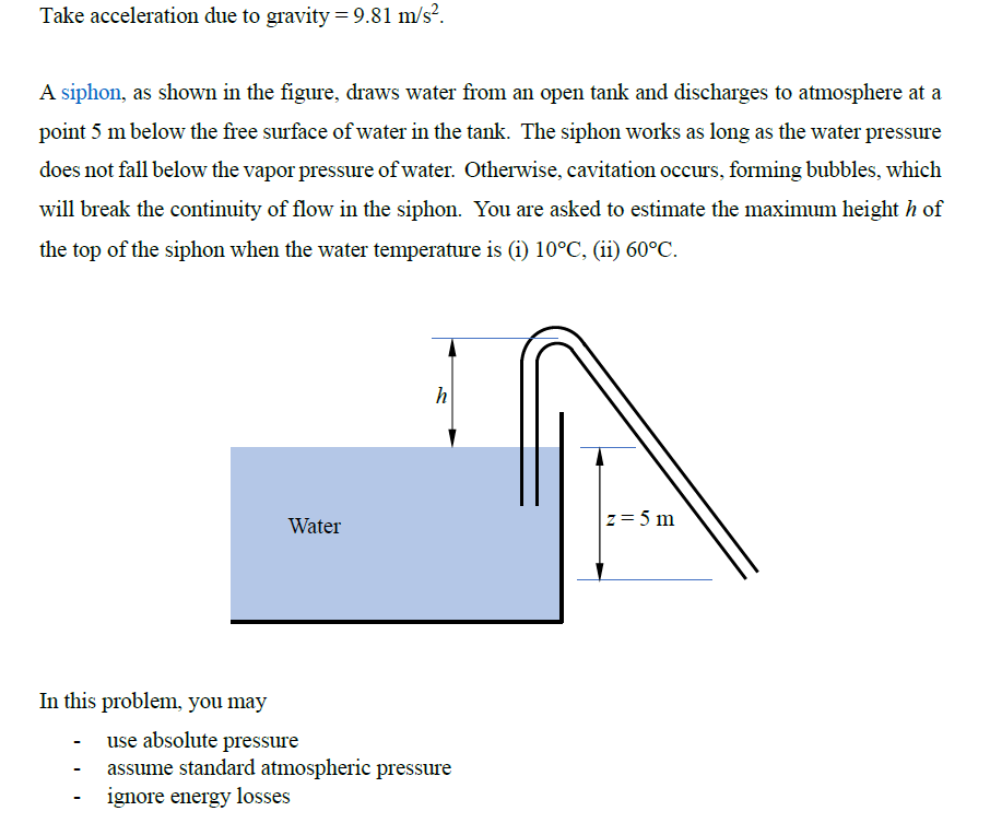 Solved by an EXPERT Take acceleration due to gravity | Chegg.com