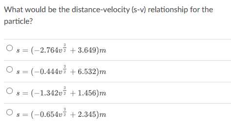 Solved A particle is moving along a straight line with an | Chegg.com