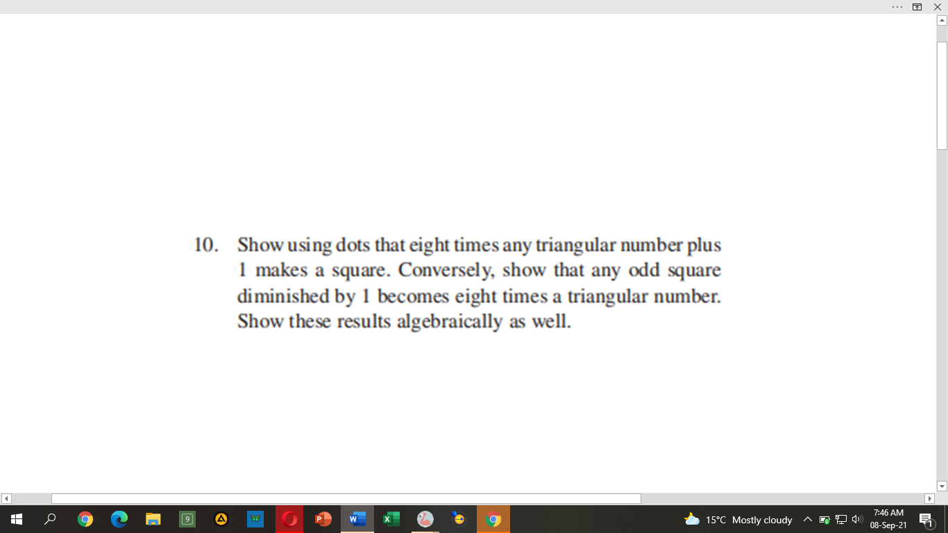 Solved का 10. Show using dots that eight times any | Chegg.com