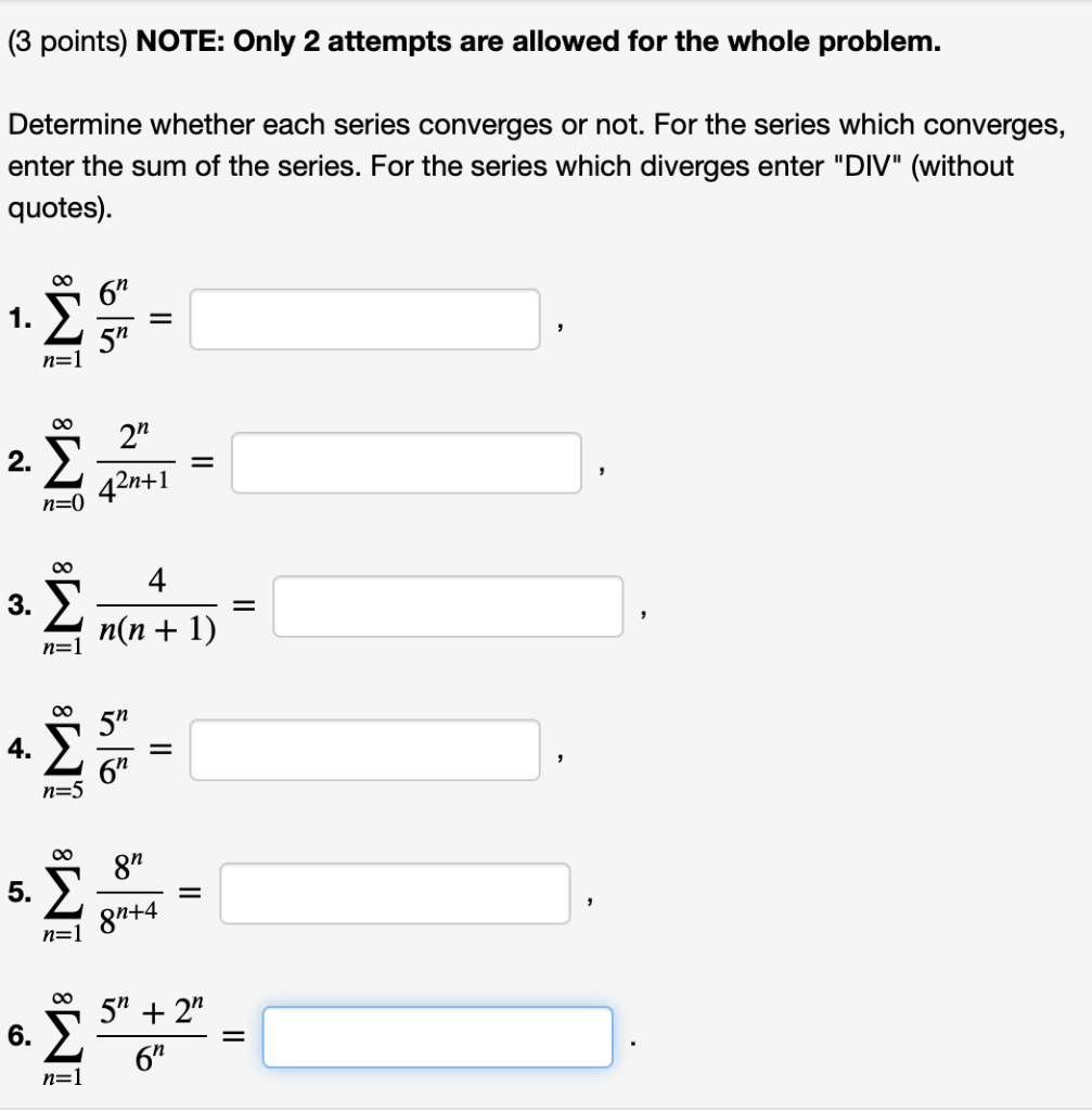 Solved (3 points) NOTE: Only 2 attempts are allowed for the | Chegg.com