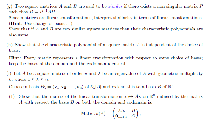 Solved Problem 2 (Eigenvalues and Eigenvectors). (a) If R2 | Chegg.com
