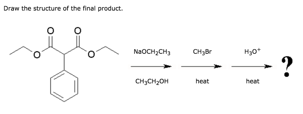 Solved Draw the structure of the final product. NaOMe | Chegg.com