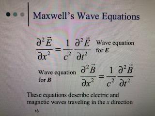Solved Question-3 3. Write down Maxwell’s Wave Equations | Chegg.com