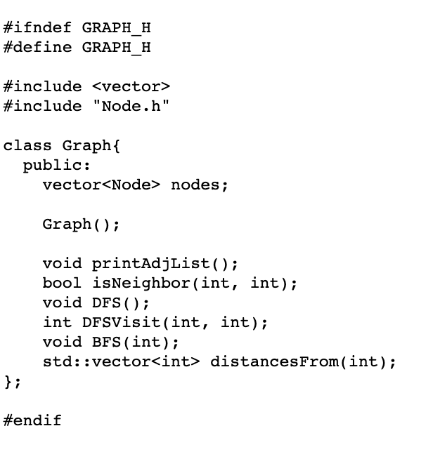 1. (5 pts) Implement a default constructor for the | Chegg.com