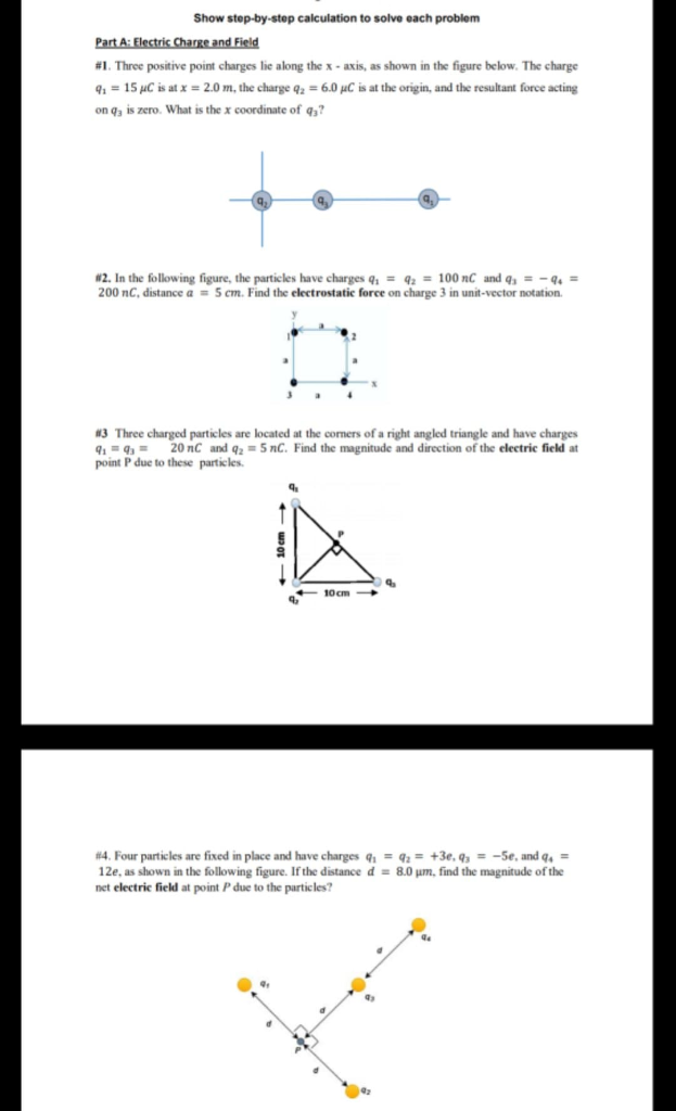 Solved Show step-by-step calculation to solve each problem | Chegg.com
