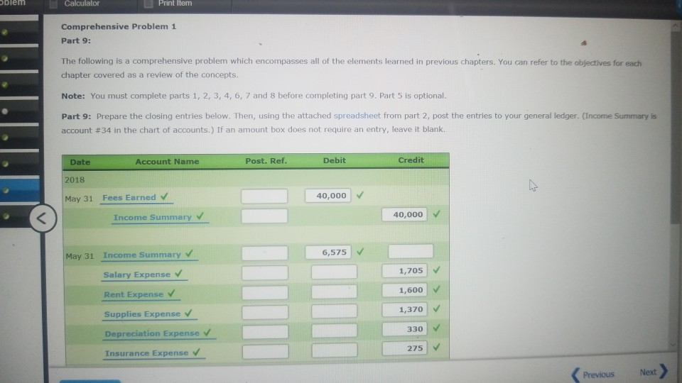 Solved Print Item Calculator Comprehensive Problem 1 Part 1: | Chegg.com