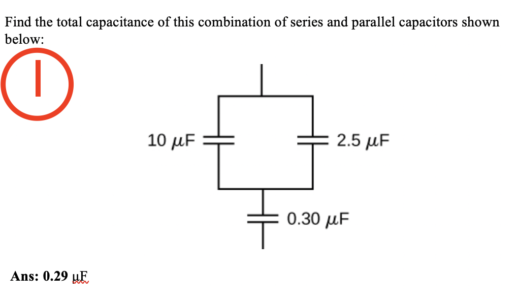 Solved Find the total capacitance of this combination of | Chegg.com
