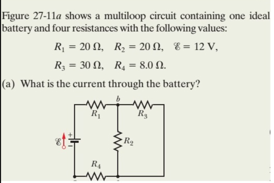 Solved Figure 27-11a shows a multiloop circuit containing | Chegg.com