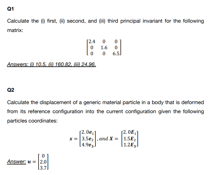Solved Calculate the (i) first, (ii) second, and (iii) third | Chegg.com