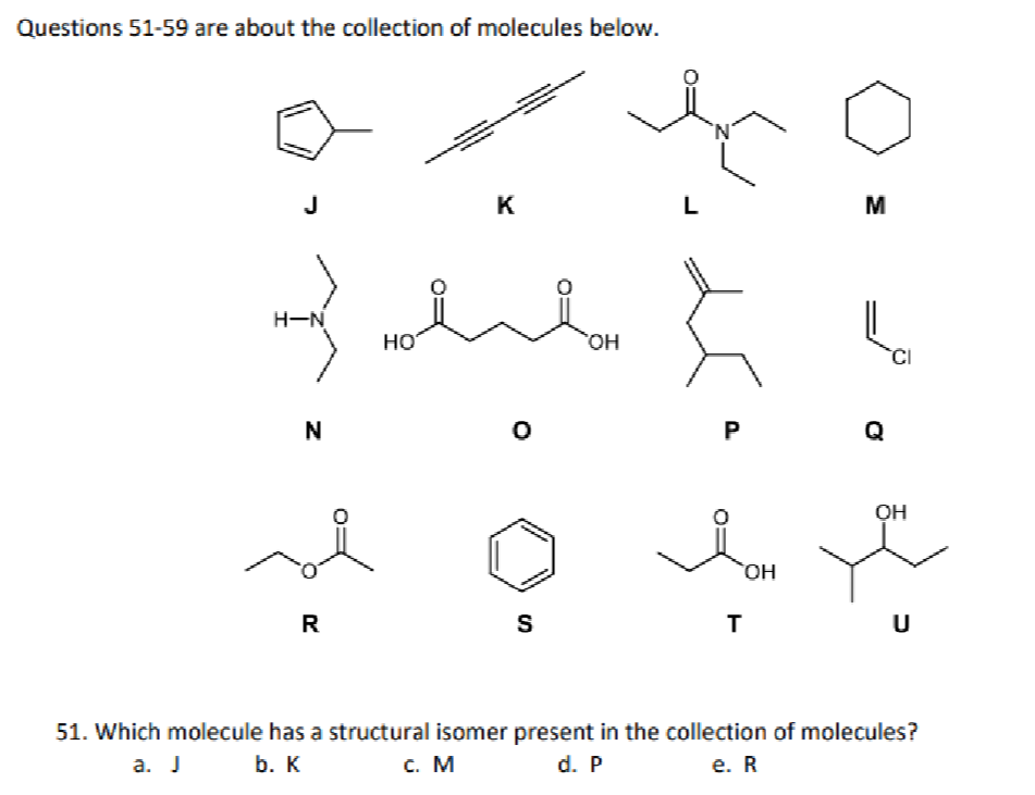 Solved Questions 51-59 ﻿are about the collection of | Chegg.com