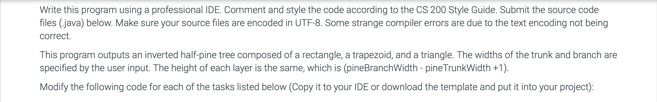 Solved Write this program using a professional IDE. Comment | Chegg.com