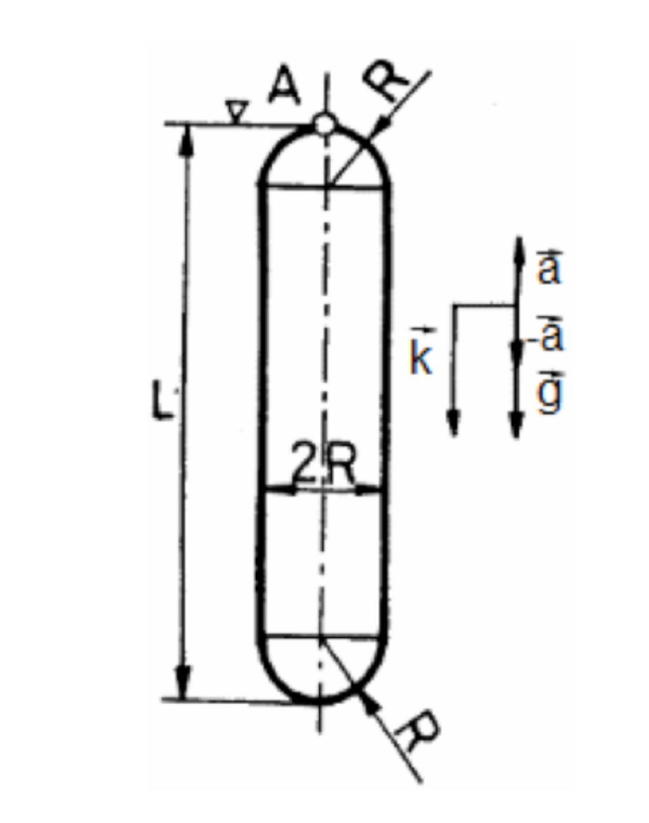 Solved Fuel tank of a rocket is filled with liquid fuel of | Chegg.com